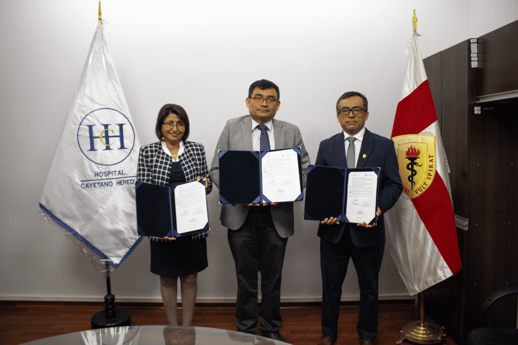 Convenio específico entre el Hospital Nacional Cayetano Heredia y la Facultad de Ciencias e ...